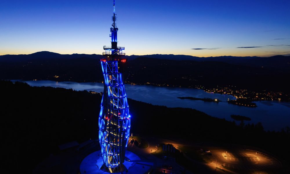 Trotz VSV-Derbysieg: Der Pyramidenkogel-Turm leuchtete nicht blau ...
